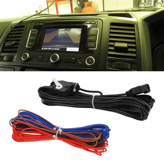 HOT RGB REAR View Camera Cable Socket Video Harness For RNS315 RNS510 ...