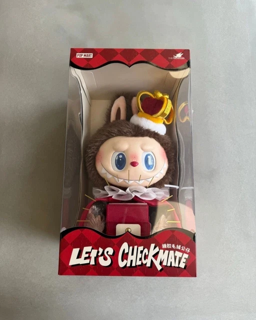 AUTHENTIC POPMART The Monster Labubu Figurine Lets Checkmate Chess ...