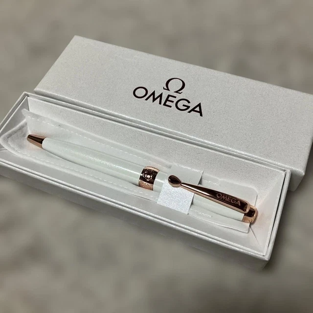 NEW AND UNUSED OMEGA ballpoint pen white $280.37 - PicClick AU