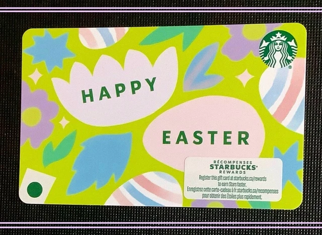 🇨🇦 CANADA 2024 Starbucks Easter “ I “ Marker #6310 ( Mag Strip ) Gift ...