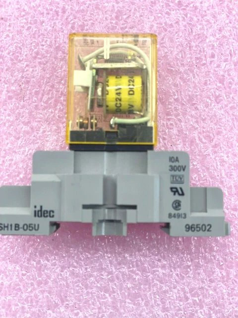 IDEC RELAY RHIB-U, 24 VDC AVEC BASE SH1B-05V EUR 7,80 - PicClick FR