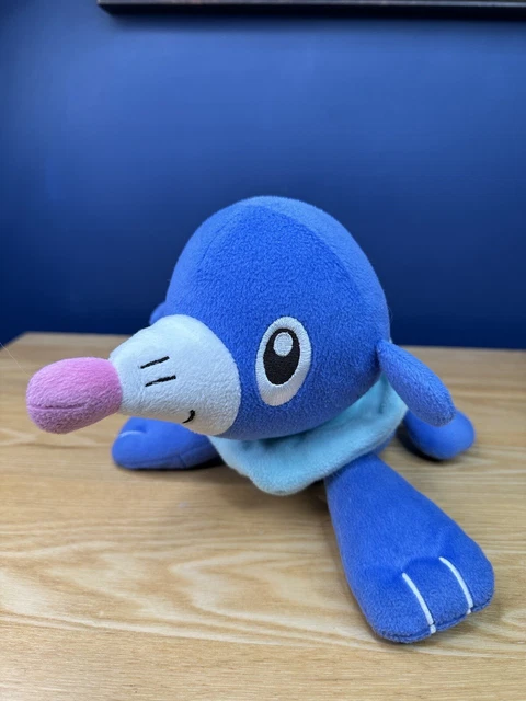 POKEMON POPPLIO SEAL Sealion Blue Soft Toy Plush TOMY 11 inches long £7 ...