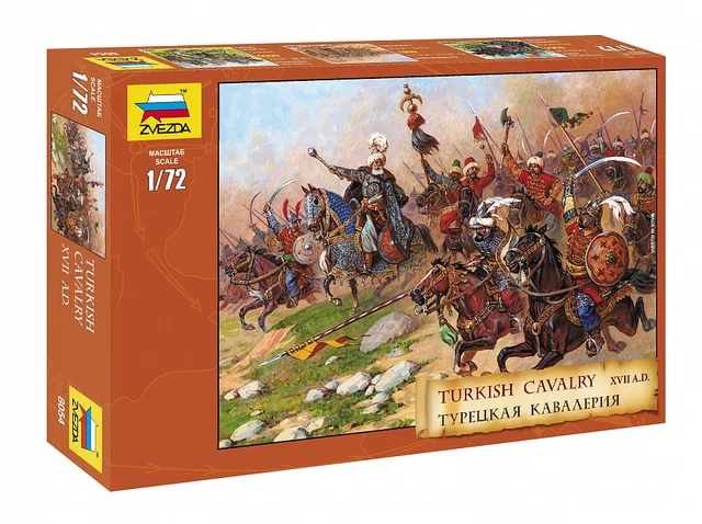 TURKISH CAVALRY XVII A.D. 1/72 Zvezda Soldiers Coloring $12.13 - PicClick