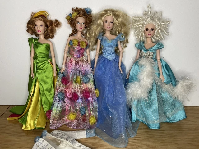 DISNEY CINDERELLA LIVE Action Movie Doll Set Princess Toy Rare ...