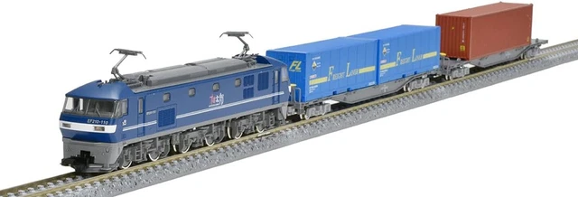 TOMIX N GAUGE EF210type Container Train Set 3car 98394 Model Train ...