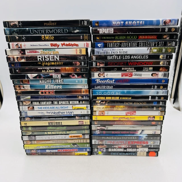 LOT OF 50 DVDs - Wholesale / Bulk DVDs Lot - A-List DVD Movies - AS ...