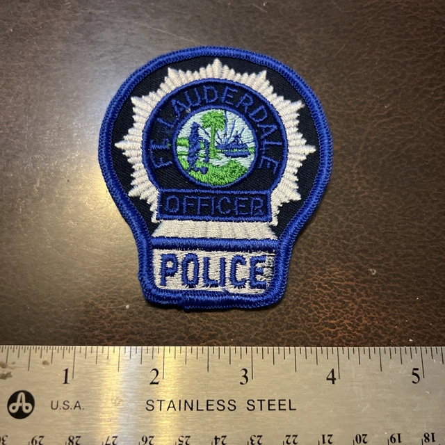VINTAGE OBSOLETE FT. Lauderdale Florida Police Department Patch $14.10 ...