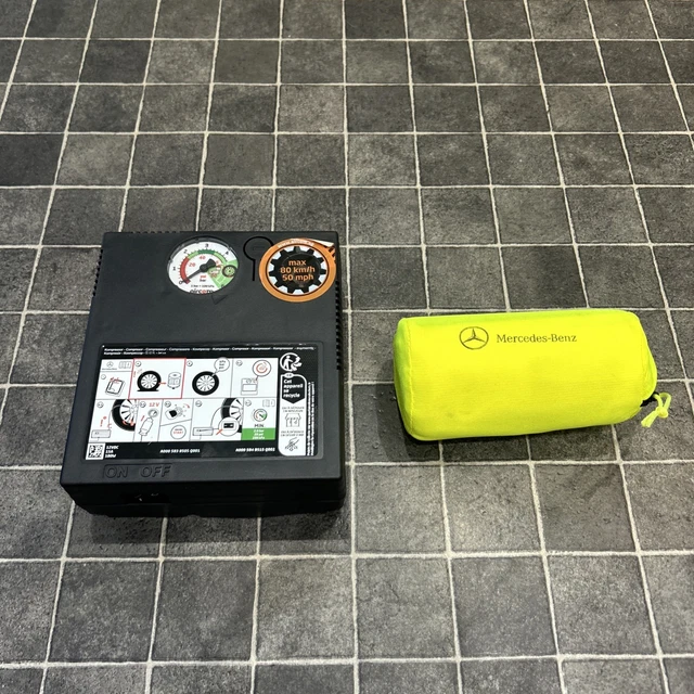 GENUINE MERCEDES TYRE Pump Air Compressor Inflator A B C E Gla Glb Gle ...