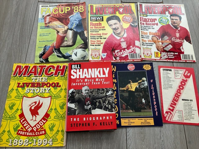 LIVERPOOL FC - 7 Publications - Book, Magazines &Programmes £4.99 ...
