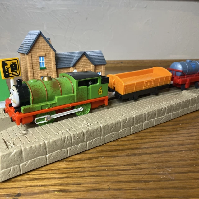 THOMAS & FRIENDS TrackMaster Percy Train Search Cars Motorized Railway ...