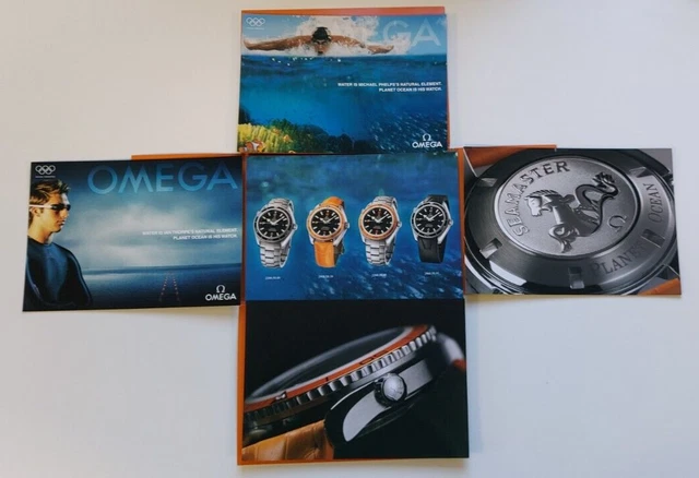 OMEGA WATCH PLANET Ocean My Choice Booklet Cards/ Boutique pack £15.00 ...
