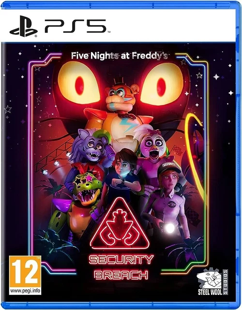 FIVE NIGHTS AT Freddy's: Security Breach Sony Playstation 5 PS5 Video ...