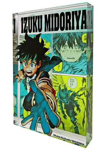 PANNEAU DE SUPPORT acrylique Izuku Midoriya Block Heroes 2022 My Hero Academia EUR 99,32 ...