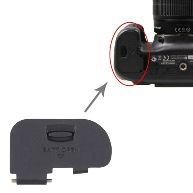 REPLACEMENT BATTERY DOOR Cover Repair Camera Battery Lid Caps for 70D ...