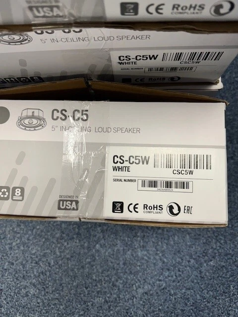 CLOUD CS-C5W 5& Ceiling Speaker White £80.00 - PicClick UK