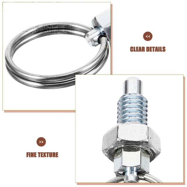 4 PCS INDEXING Plunger with Thread Spring Loaded Pin Adjustable Nut $18 ...