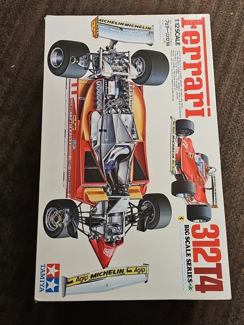 TAMIYA 1/12 FERRARI 312T4 F1 Racing car Model Kit Villeneuve Scheckter #12025 EUR 79,15 ...