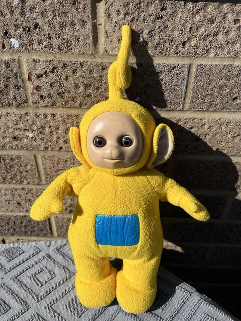 VINTAGE 1998 YELLOW Teletubbies LaLa Talking & Dancing Plush Toy ...