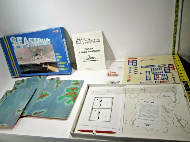 VINTAGE 1977 ARIEL Boardgame Seastrike Game of Modern Naval Combat ...