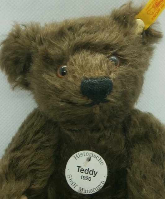 HISTORISCHE STEIFF MINIATUREN: Teddy / Teddybär TEDDY 1920 (029349 ...