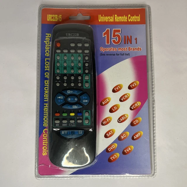 URC22B-15 UNIVERSAL REMOTE Control £10.00 - PicClick UK