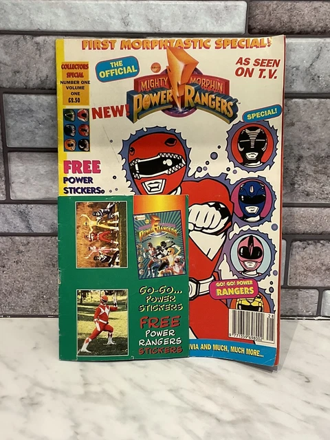 MIGHTY MORPHIN POWER Rangers Magazine Issue 1: Collectors Special With ...