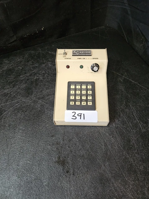 VINTAGE KC KEYER Morse Code Telegraph Key Lance Johnson Engineering £26 ...