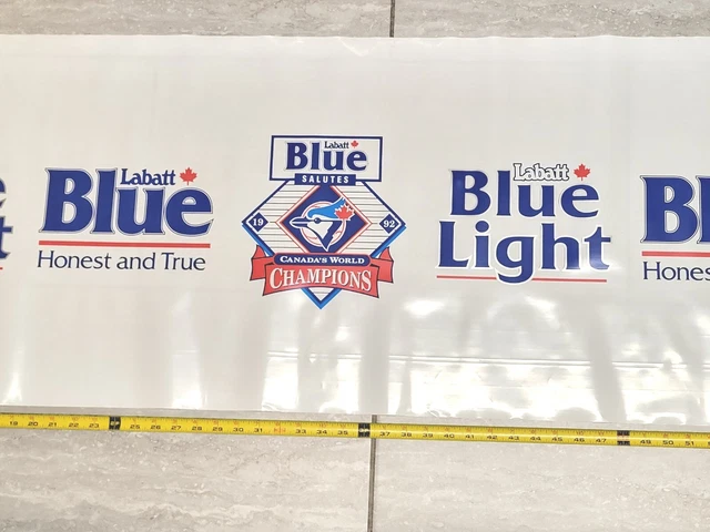 ORIGINAL LABATT'S 1992 Toronto Blue Jays World Champion Vinyl Skydome ...
