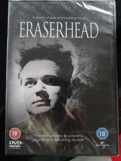 ERASERHEAD DVD A David Lynch Film Genuine Region 2 Brand New And Sealed ...