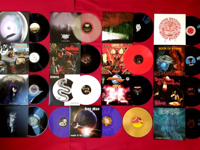 JOB LOT COLLECTION Heavy Metal Vinyl Metallica lp Thrash Hard Rock ...