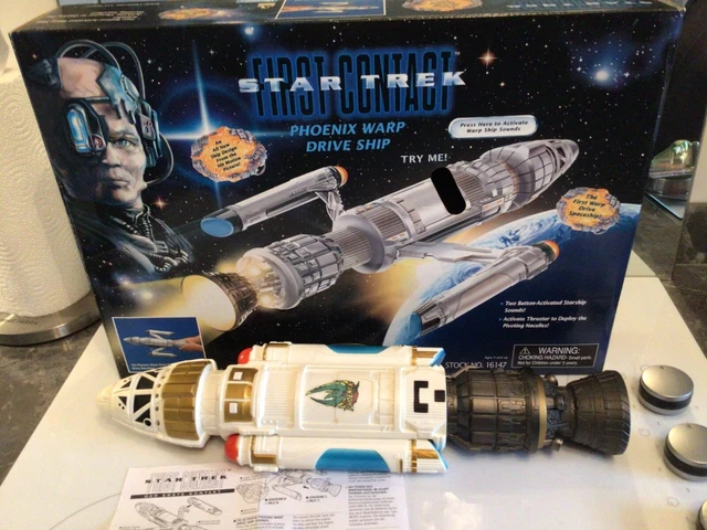 STAR TREK FIRST Contact PHOENIX WARP DRIVE SHIP Vintage 1996 REPLICA ...