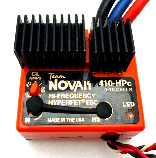RARE VINTAGE NOVAK 410-HPc Brushed ESC OZRC JC $200.00 - PicClick AU
