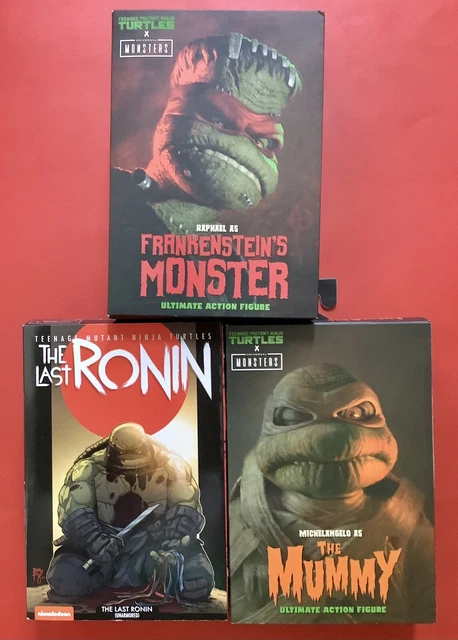 NECA TEENAGE MUTANT Ninja Turtles X Monsters LOT of 3 NISB Action ...