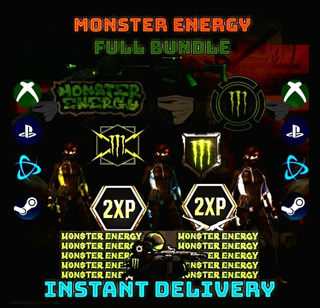 CALL OF DUTY Black Ops 6 MONSTER ENERGY Clawed & Dangerous Calling Card ...