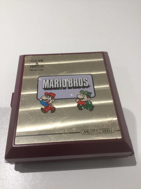 NINTENDO GAME & Watch Super Mario Bros 1983 Multi Screen Model MW-56 ...