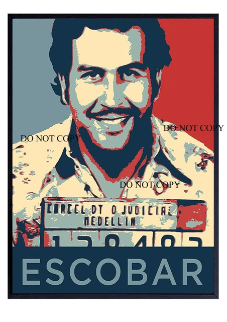PABLO ESCOBAR WANTED Poster A4 Glossy Free P&P £3.75 - PicClick UK