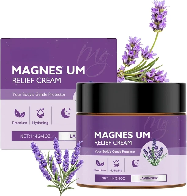 MAGN/ESIUM CREAM FOR Sleep,Topical Magn/esium Balm for Sleep and ...