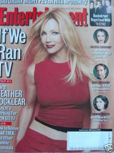 HEATHER LOCKLEAR 10/99 Entertainment Weekly Magazine YASMINE BLEETH 'N ...