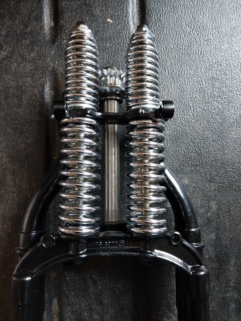 NEW HARLEY DAVIDSON Springer Fork Chrome Springs BT Knucklehead ...