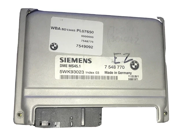 BMW E46 OEM Ecu Ecm Dme Ews Ignition Key Control Module Computer D2 EUR ...