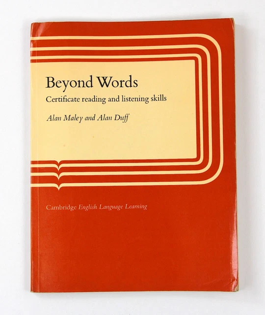 BEYOND WORDS CERTIFICATE Reading and Listening Skills Cambridge ...