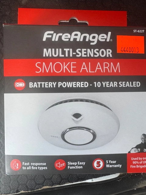 FIREANGEL MULTI-SENSOR SMOKE Alarm ST-622T expiry 2035/36 £18.27 ...
