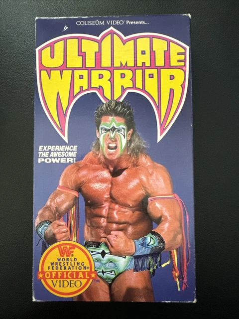 ULTIMATE WARRIOR VHS- Coliseum Video- WWF/WWE/WCW/AEW- Used £18.64 - PicClick UK