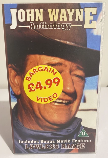 JOHN WAYNE ANTHOLOGY - Lawless Range - VHS Tape £1.99 - PicClick UK