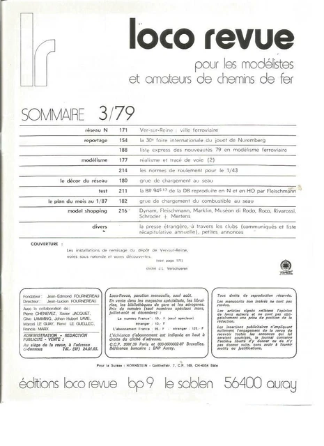 LOCO REVUE N°403 Ver-Sur-Seine / Realisme Et Trace De Voie / Grue ...