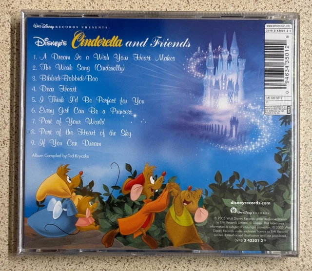 DISNEY CINDERELLA AND Friends Cd New Sealed £8.61 - PicClick UK