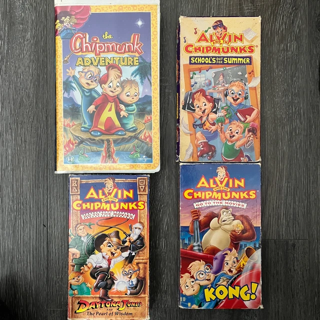 ALVIN AND THE Chipmunks VHS Lot of 4 [Adventure, School's Out, Daytona ...