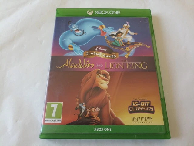 DISNEY CLASSIC GAMES Le Roi Lion Et Aladdin Xbox One Neuf Sous Blister ...