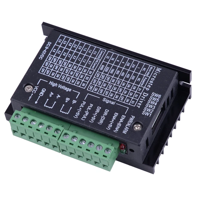 SINGLE AXIS STEPPER Motor Driver Controller TB6600 9-40VDC 4.0A Micro-Step pp £12.22 - PicClick UK