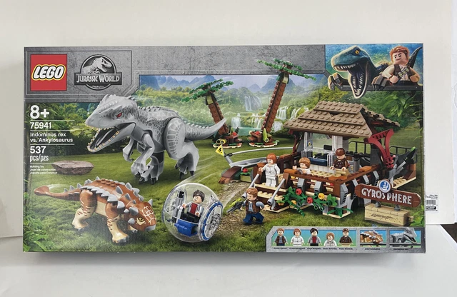 LEGO 75941 JURASSIC World Indominus Rex vs Ankylosaurus - New Sealed £ ...